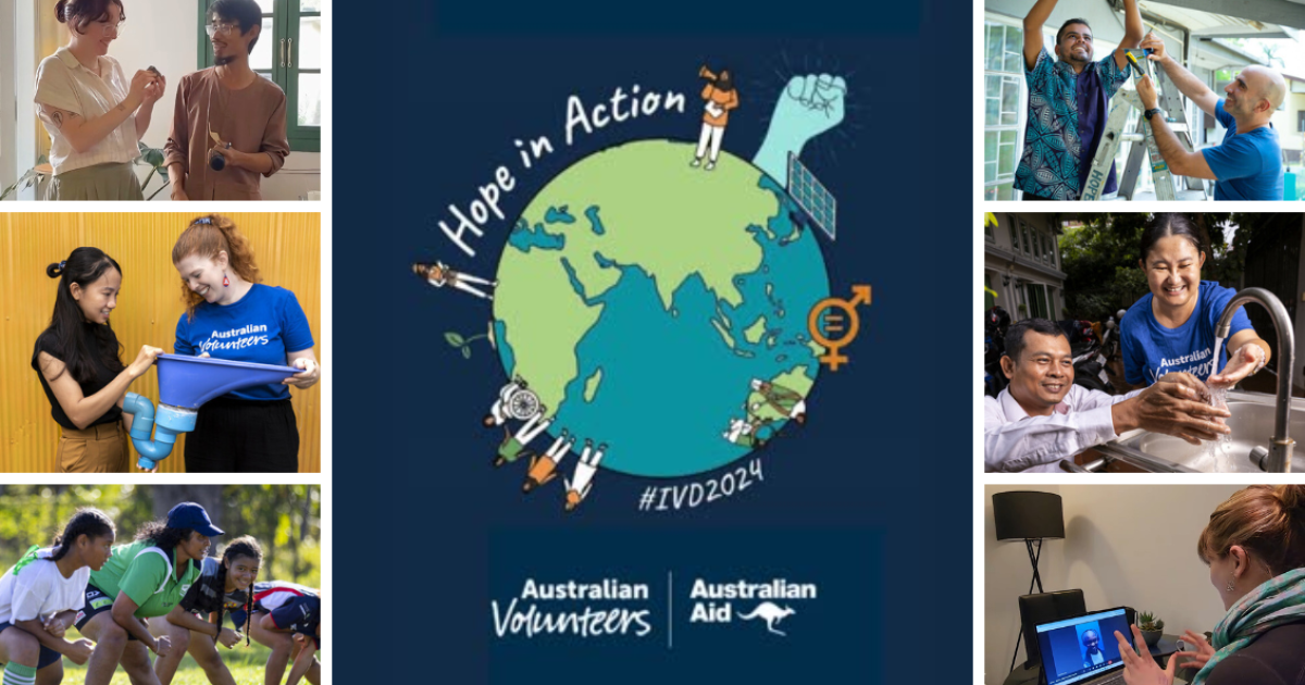 Celebrating Hope in Action on… | The Australian Volunteers Program